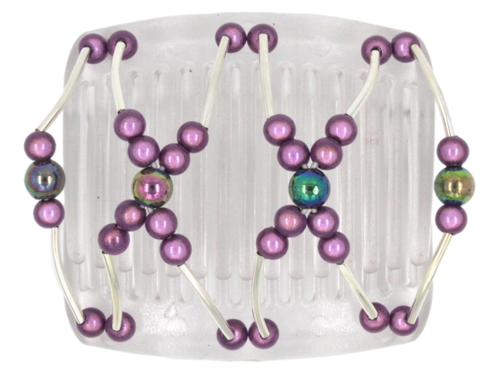 African Butterfly Chameleon Hair Comb - Beada Tube Clear (Medium ...