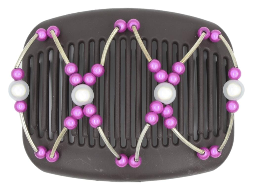 African Butterfly Hair Comb - Beada Tube Brown (Large ...