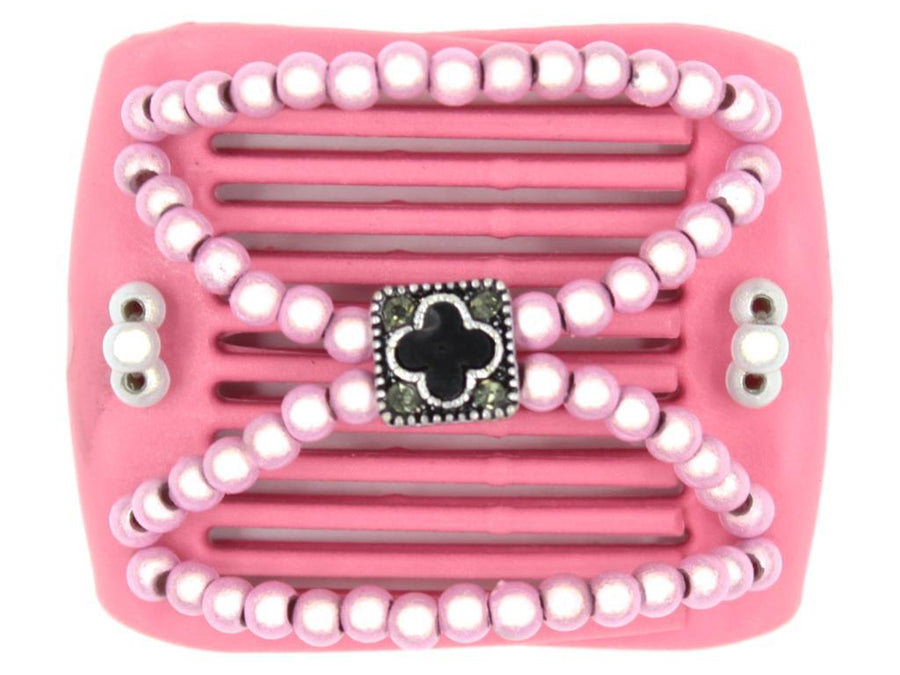 African Butterfly LadyBug Hair Comb - Pink Raspberry (Small ...
